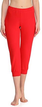 Merry Style Pantalons 3/4 Tenue Sport Femme MS10-262 (Rouge, XL)