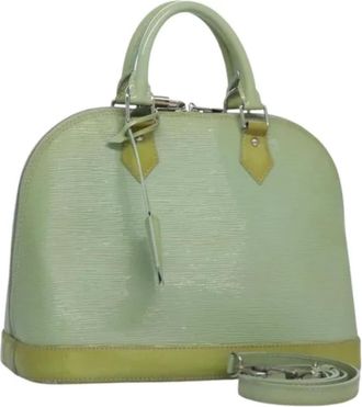 Louis Vuitton Pre-owned Cuir sacs-main - Femme - Pre-owned - Vert - Taille: ONE Size