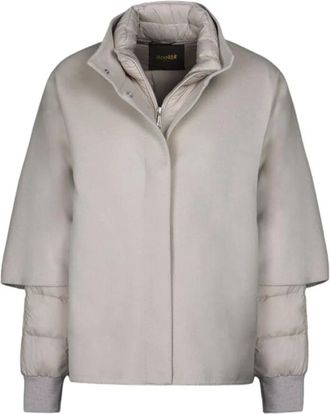 Moorer Femme, Vestes, Beige, Taille: 36 FR Resia-Cwx Jacket