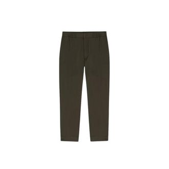 Nn.07 Doppelseitige Baumwollmischung mit elastischem Bundhose - - Trousers - Herren - Gr&uuml;n - W28