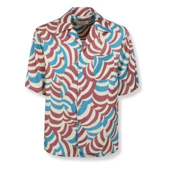 Marni Homme, Chemises, Multicolore, Taille: L Bowling Shirt
