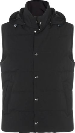 Montecore gilet matelassé à capuche - Noir