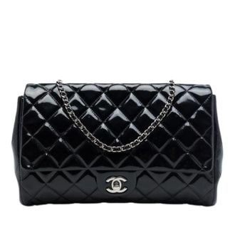 Chanel Pre-owned Quilted Patent Shoulder Bag - - Pre-owned - Damen - Schwarzk - ONE SIZE