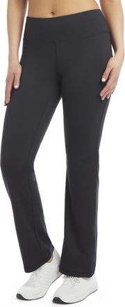 Jockey Hochwertige, geb&uuml;rstete Yogahose mit breitem Bund, tiefschwarz, X-Gro&szlig;