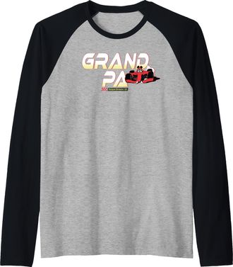 Disney Racing Grandpa Family Trip Race Car Vacation Matching Raglan