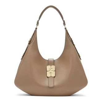 Ganni Gro&szlig;e Kat Schultertasche - - Bags - Damen - Braun - ONE SIZE