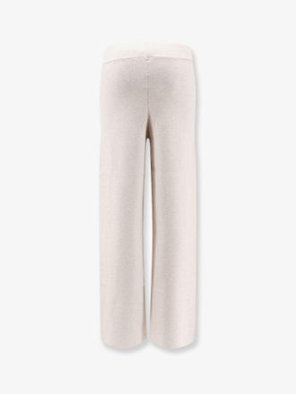 Hev&ograve; Womens Trousers Viscose Blend Beige