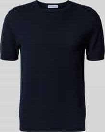 Manuel Ritz Strickshirt mit Rundhalsausschnitt