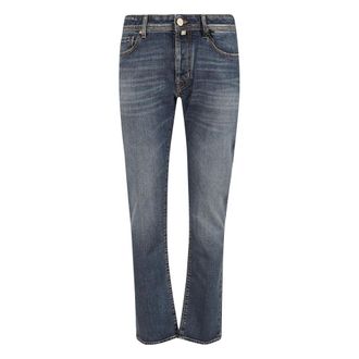 Jacob Cohen Pant 5 Pkt Slim Fit Bard V3 - Homme - Jeans - Bleu - Taille: W38