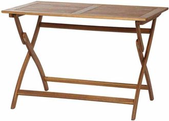 Siena Garden Siena Garden - Klapptisch Klapptisch 110x70x74 cm Gestell und Tischplatte Akazienholz natur ge&ouml;lt