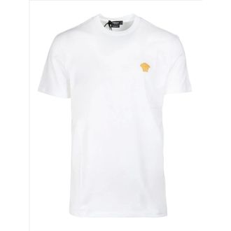 Versace Homme, Tops, Blanc, Taille: XL T-shirt Medusa brodé