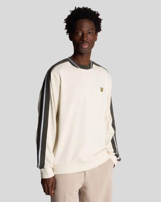Lyle & Scott Kontrast-Tape Sweatshirt - Beige