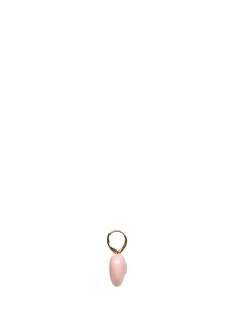 Valentino Garavani Womens Earrings Coeur Royal Pink Enamel Other Materials