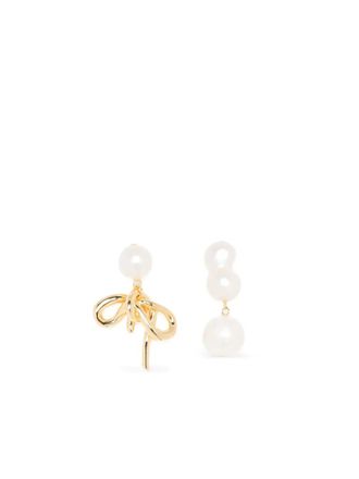 Completedworks boucles doreilles Once in a Blue Moon - Blanc