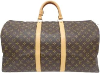 Louis Vuitton unisex, Pre-owned, Brun, Taille: ONE Size Sac Week-end en Toile Pre-owned