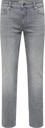 Only & Sons Onsweft Reg. Box Azg DNM Mu Otl, Denim Gris Clair, 30W x 32L Hommes
