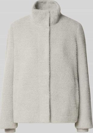 Comma Regular Fit Jacke mit Strukturmuster