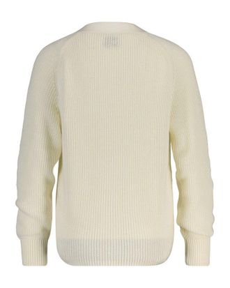 GANT Cardigan RIBBED KNIT COTTON Regular fit mit V-Ausschnitt