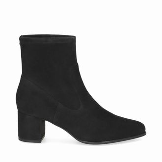 Peter Kaiser Damen - Stiefeletten 75320 LEDER STRETCH in schwarz Rauleder