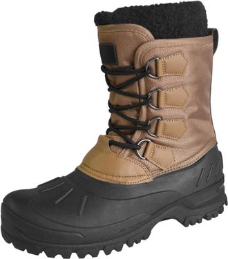 Normani K&auml;lteschutzstiefel mit griffiger Sohle wasserdicht f&uuml;r den EXTREMEN Winter Farbe Khaki/Dunkelschwarz Gr&ouml;&szlig;e 43