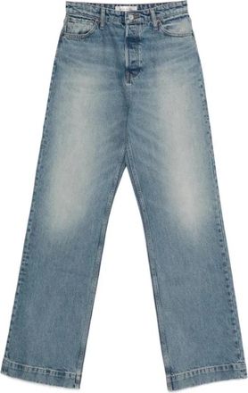 Aya Muse Femme, Jeans, Bleu, Taille: 38 FR Jean Jambe Large