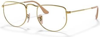 Ray-Ban Elon Optics Gold Fassung Klar Glas 47-20