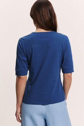 Tranquillo T-Shirt Slub Jerseyshirt Lottee aus Bio-Baumwolle GOTS-zertifizierte Bio-Baumwolle, Slub Jersey mit Struktur