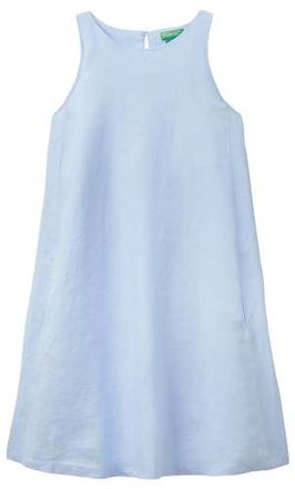 Benetton Robe 4aghdv02u, Bleu Clair 2 k3, S Femme