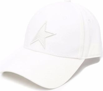 Golden Goose Homme, Accessoires, Blanc, Taille: S/M Casquette de baseball Star