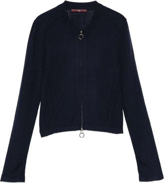 High veste à fermeture zippée - Bleu