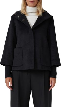 s.Oliver Jacke mit Stehkragen und Rippstrick-Manschette