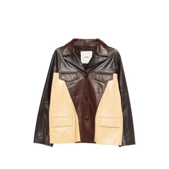 Siedres Asean Patch Pocket Leather Jacket