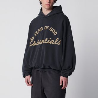 Fear of God Training 90s Sweatshirt aus schwarzem Baumwollfleece