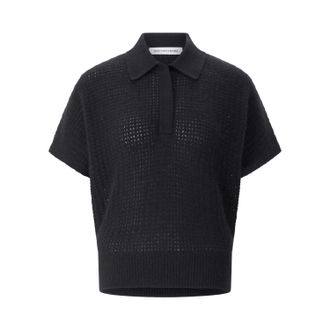 Iris Von Arnim Kurzarmpullover Paloma aus Kaschmir-Mix