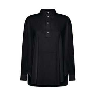 Roberto Ricci Design Polo-Shirt im Oxford-Stil - - Blouses & Shirts - Damen - Blau - 2XS