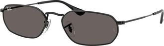 Ray-Ban unisex, Accessoires, Noir, Taille: 57 MM Irregular Lunettes de soleil