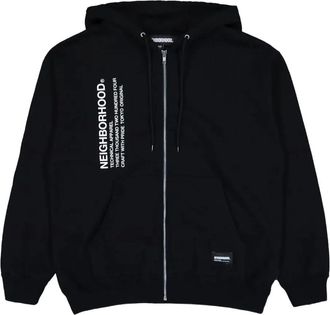 Neighborhood hoodie à logo imprimé - Noir