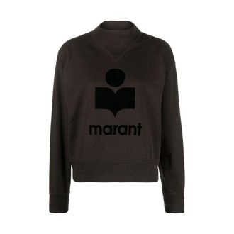 Isabel Marant Moby Logo Sweatshirt - - Sweatshirts & Hoodies - Damen - Braun - XS