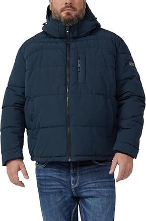 s.Oliver Veste matelassée imperméable avec capuche amovible, bleu, XXL