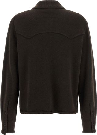 Guest In Residence Western-Inspired Cashmere Shirt - Brown