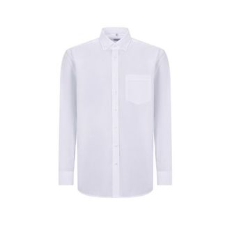 Seidensticker Regular-Baumwollhemd in Weiß