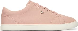 Tommy Hilfiger Sneakers aus Stoff Tommy Hilfiger Th Low Profile Vulc Canvas FW0FW09102 Rosa