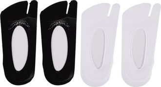 Amosfun 2 Paires Chaussette Tabi Grand Sock Tong Cheville Occasionnel Pantoufles Confortables Pour Hommes Bas Hommes Bas Manquer Nylon Section Mince Blanche D