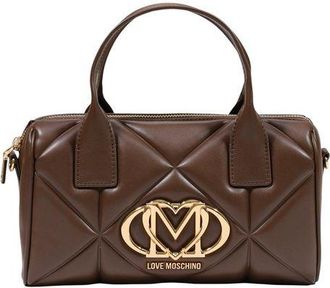 Love Moschino Braune Polyethylen-Handtasche