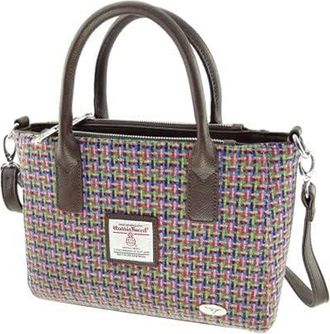 Glen Appin Harris Tweed Sac &agrave; main fourre-tout LB1228 Brora, Col 116 Jazzy Weave, S
