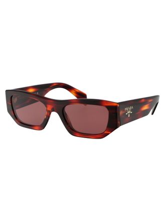 Prada Unisex Sunglasses 0pr A01s Havana Red Acetate