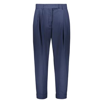Moorer Tapered Hosen - - Trousers - Damen - Blau - 3XS