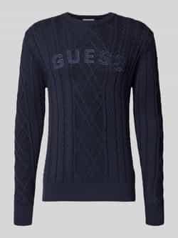 Guess Strickpullover aus Baumwoll-Modal-Mix