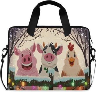 Alaza Sac pour ordinateur portable de 40,6 &agrave; 15,6 pouces, sac &agrave; bandouli&egrave;re pour ordinateur portable de 40,6 &agrave; 15,6 pouces, sac fourre-tout pour femme, homm