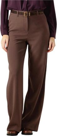 Moss Copenhagen Damen, Hosen, Braun, SGr&ouml;&szlig;e
